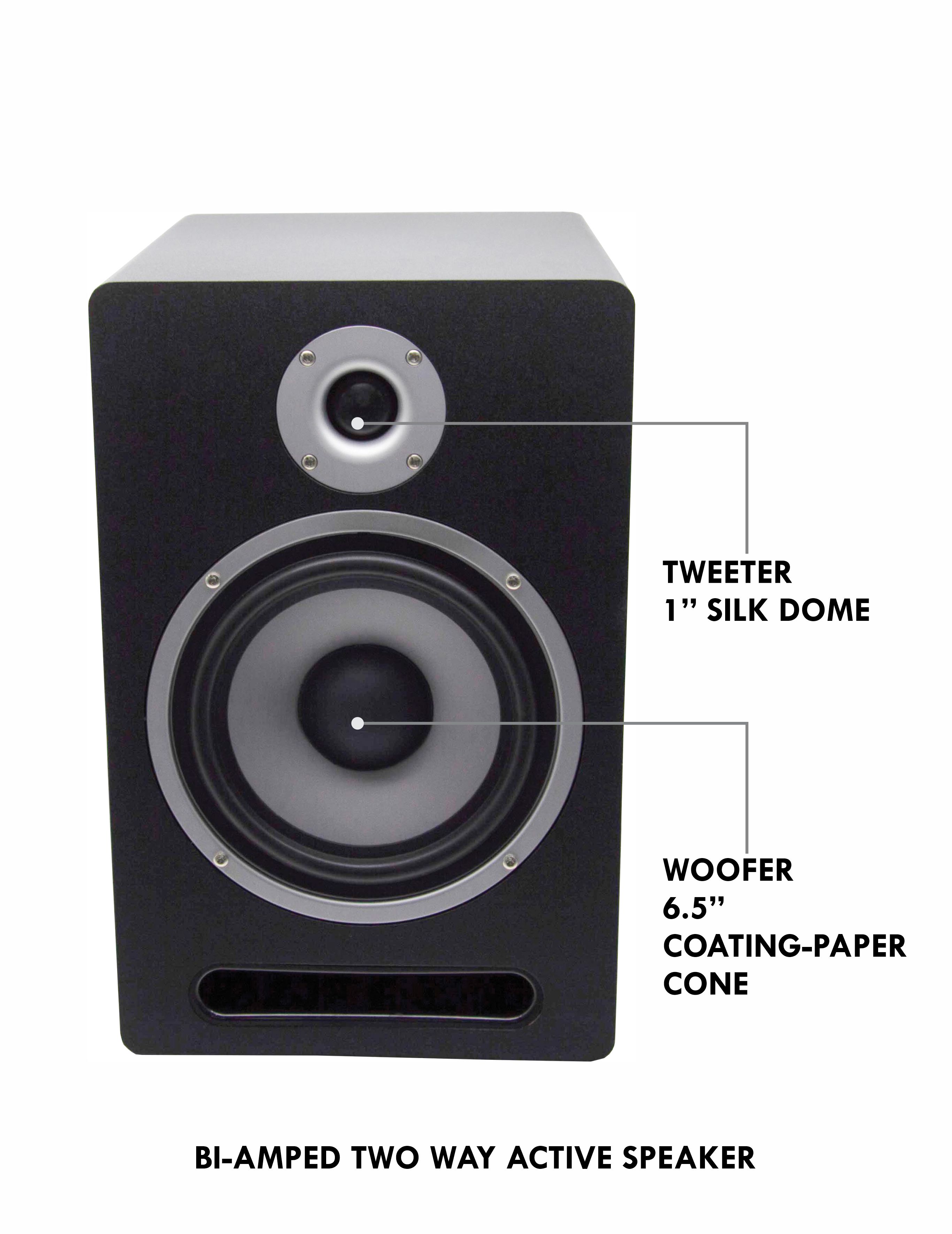 M 60 BI-Amped Two Way Active Speaker (PAIR) - Hawk